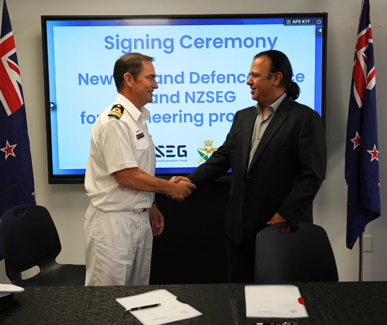 NZSE College and Royal New Zealand Navy forge partnership